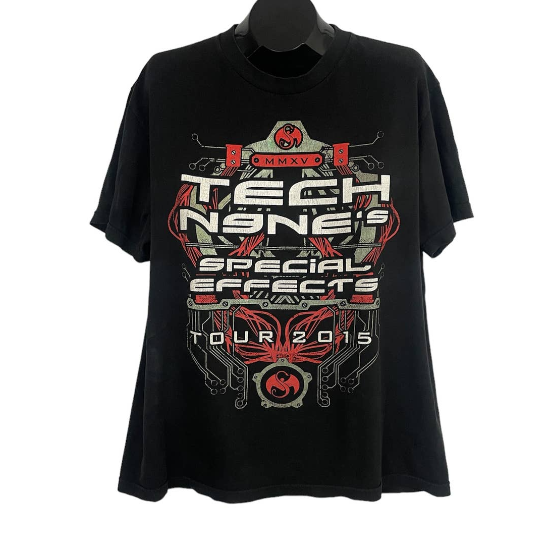 Tech N9ne 2015 Tech N9ne Special Effects Rap Tour T Shirt Concert 2015
