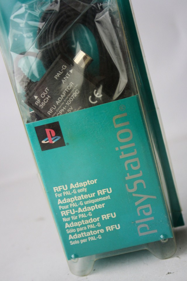 SONY PLAYSTATION PSONE PS2 RFU ADAPTOR FOR PAL G ONLY ! SCPH 10072 C ...