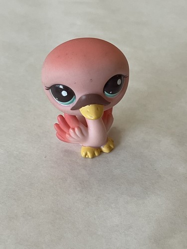 Littlest Pet Shop Bird Swan Pink With Blue Eyes # 2503 Authentic Lps | eBay