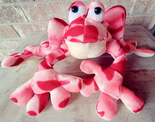 Plush Toy Factory Pink Red Spotted Frog Stuffed Animal Cute | eBay