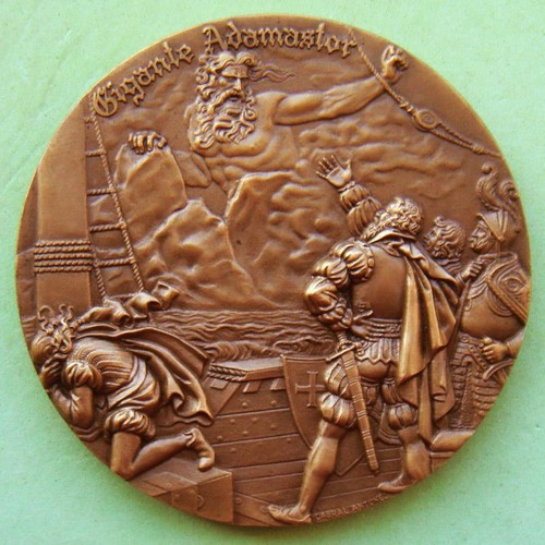 Mythology Adamastor Threatening Ships Camões Os Lusíadas Book BIG ...