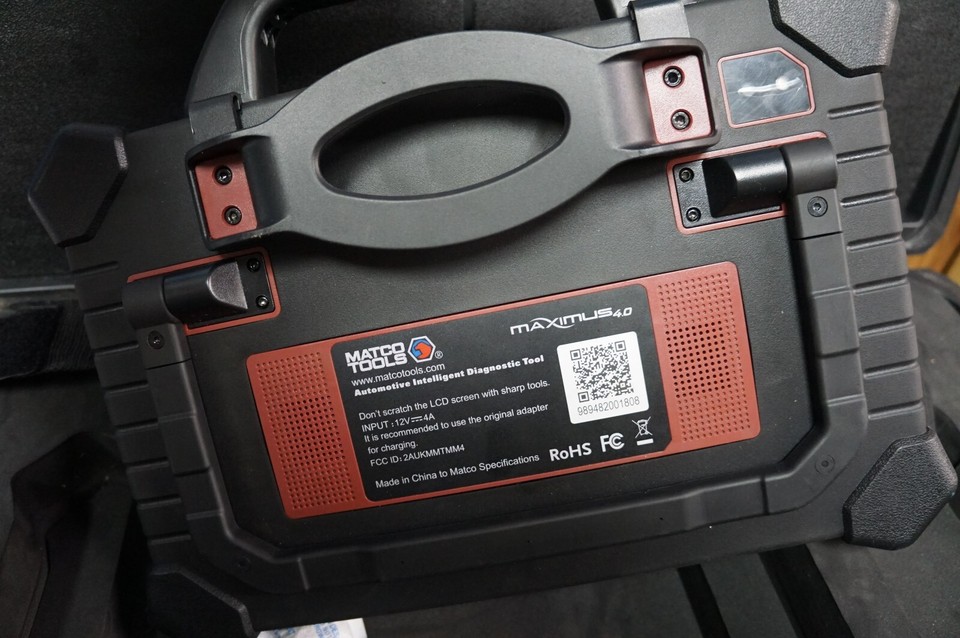 Matco Tool Maximus 4.0 Scanner Tool Diagnostics Scanner Bundle Missing ...