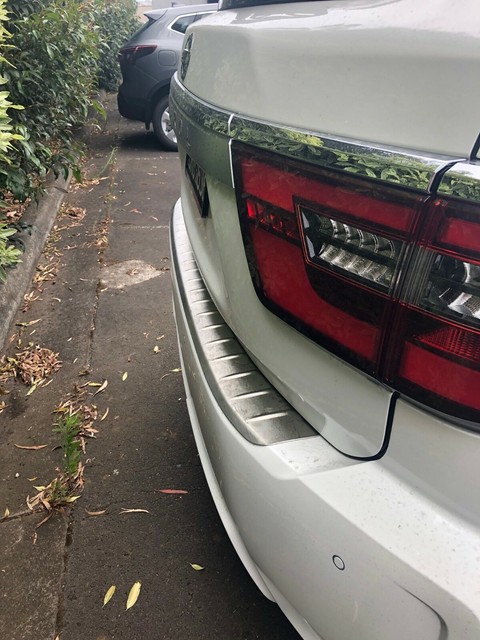 Genuine Nissan Patrol Y62 Series 5 Rear Bumper Scuff Plate Protector ...