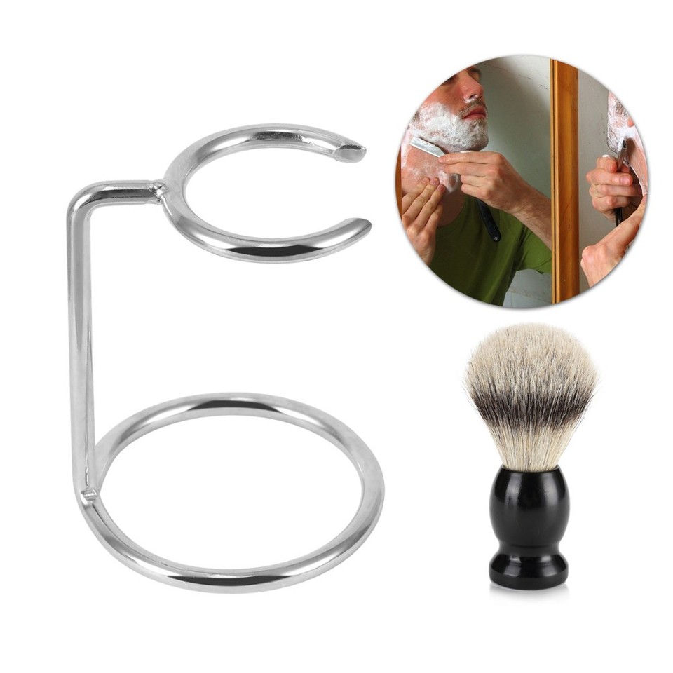 Shave Brush Holder Stainless Steel Shave Brush Organizer Shaving Tool ...