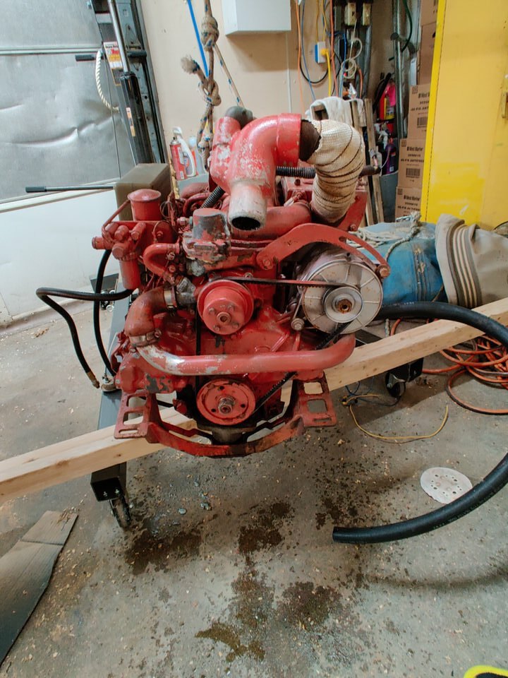 Westerbeke 38B FOUR 37 HP Marine Diesel Engine with Transmission / Gear ...