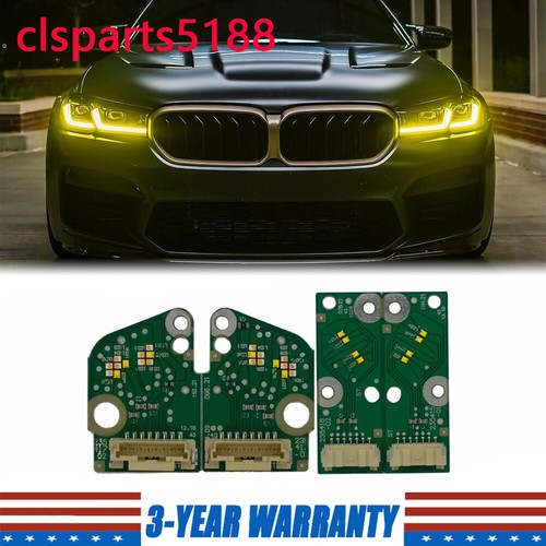 CSL Yellow Angel Eye DRL LED boards For BMW F90 G30 LCI M5 5 SERIES ...