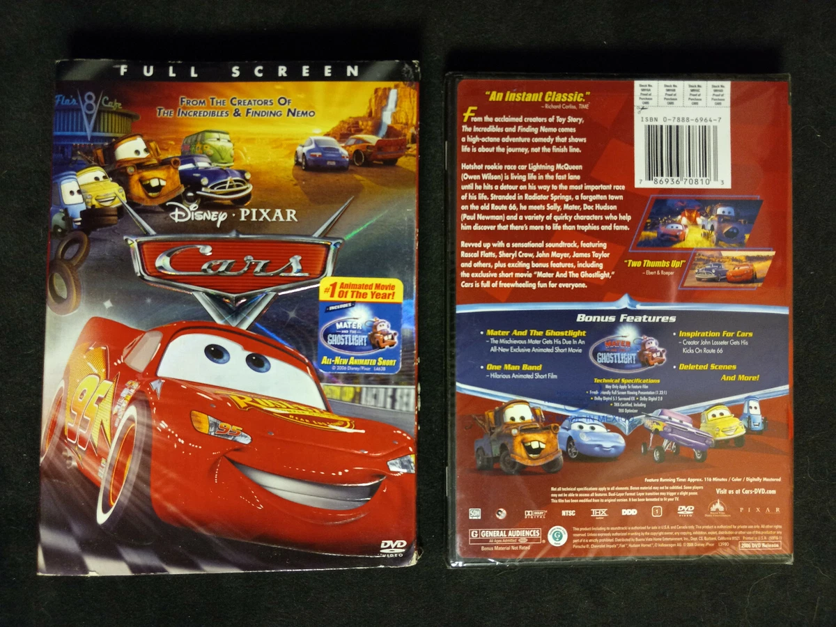 Cars 1 Dvd Cover