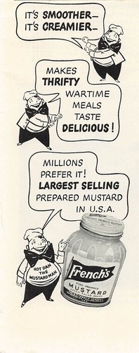 Frenchs Mustard Print Ad Vintage Advertisement Food Hot Dan Mustard Man ...