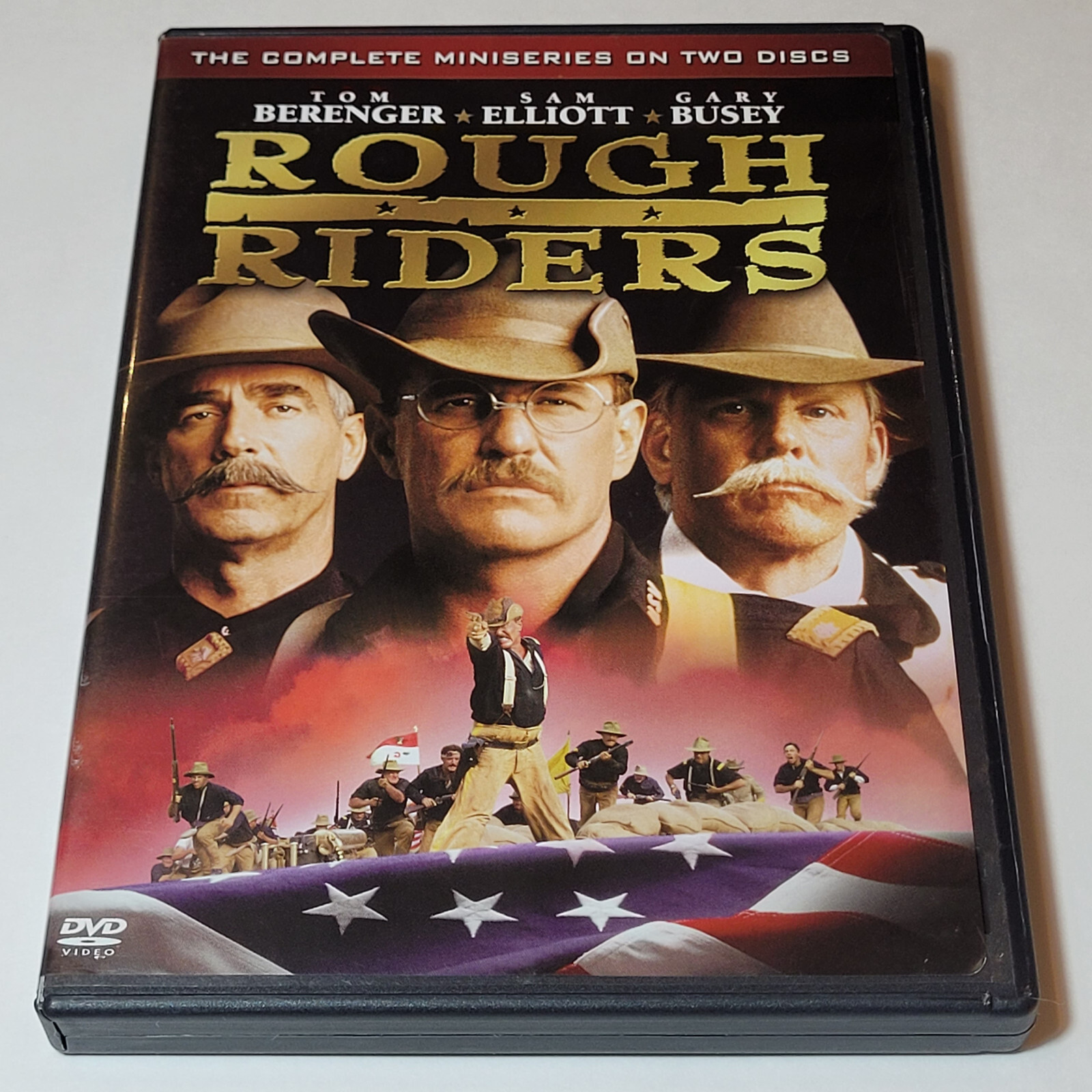 Rough Riders (DVD, 1997) Tom Berenger Sam Elliott Gary Busey Free 1-Day ...