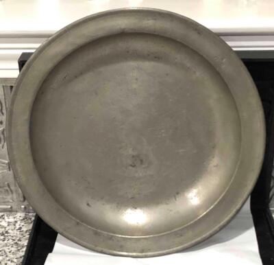 Plates & Chargers - Pewter Plate