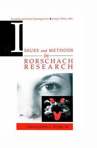 Issues and Methods in Rorschach Research by Jr. Exner John E. (2016, Trade Paperback) for sale ...