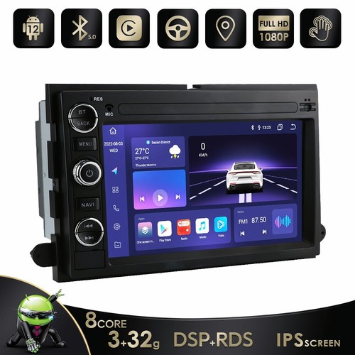 GPS Navigation Android Carplay Car Stereo 32GB Radio Fit Ford ...