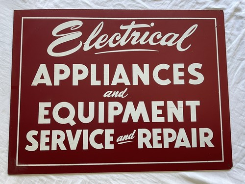 Electrical Appliances and Equipment Service and Repair Original Vintage ...