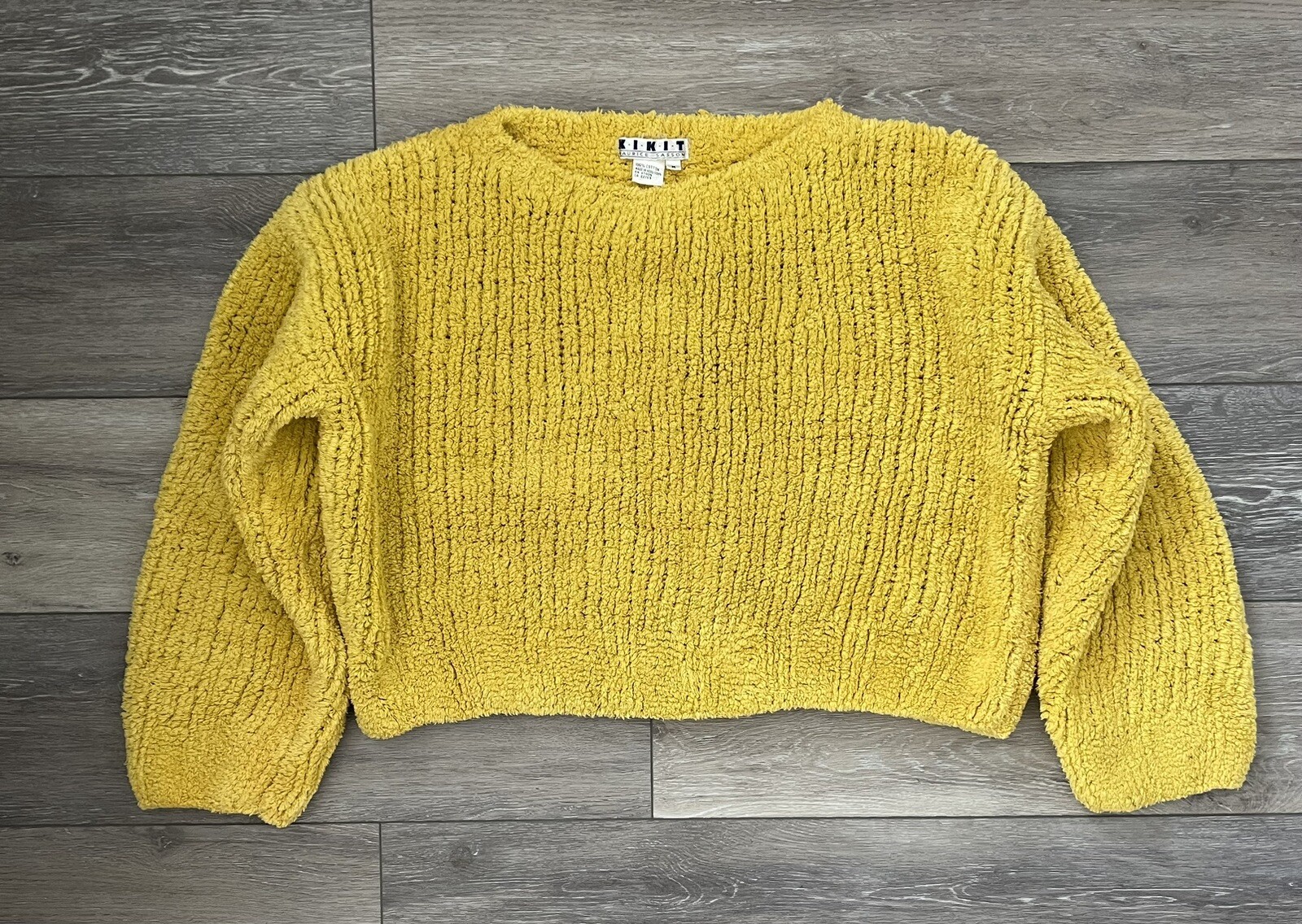 RARE 80’s Kikit Maurice Sasson Yellow Oversized Boxy … - Gem