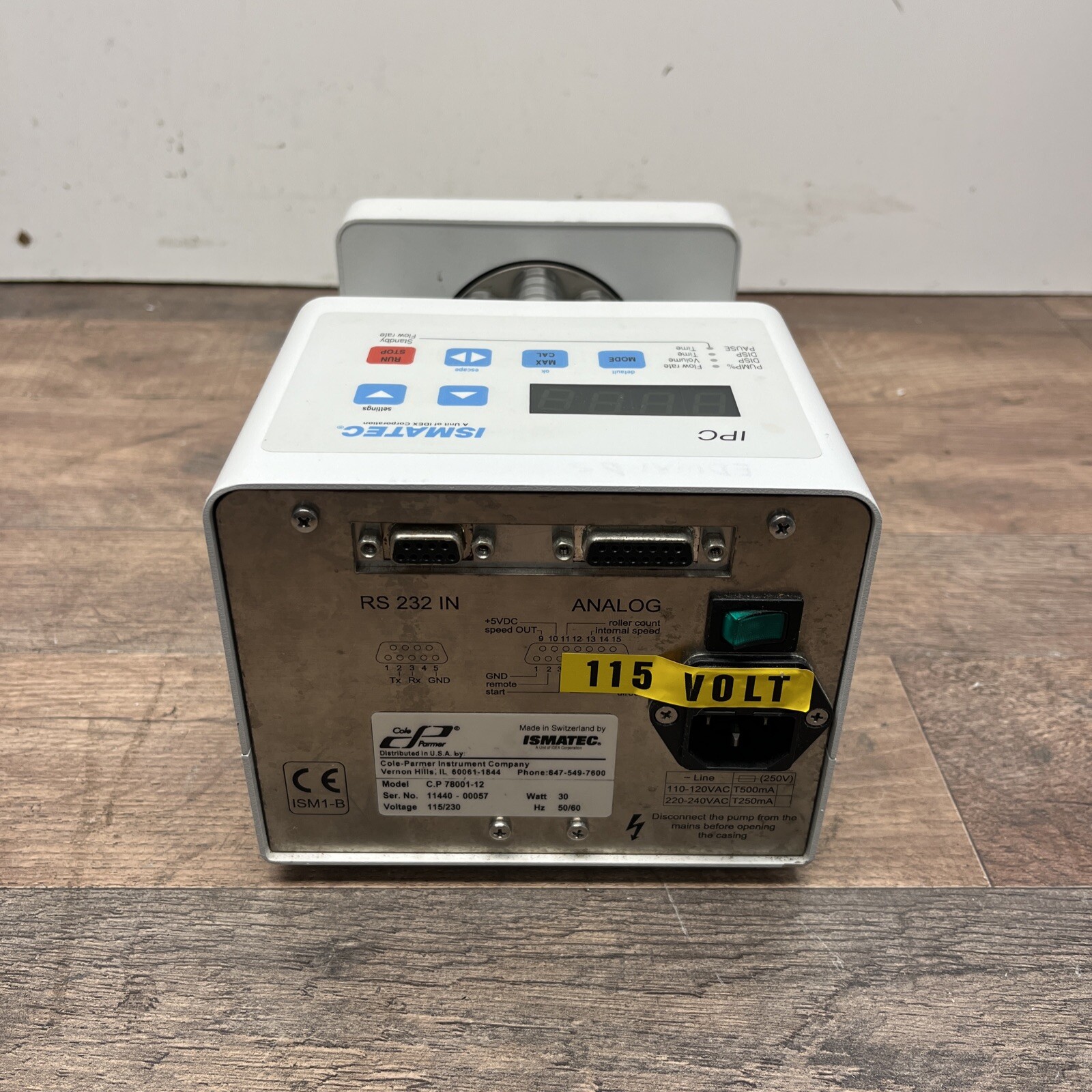 ISMATEC High Precision Multi Channel Dispenser 8-Channel Model 78001-12 ...