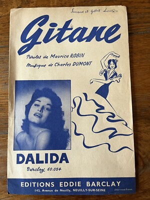 Partition Musique Gitane Valse Espagnol 1957 | eBay