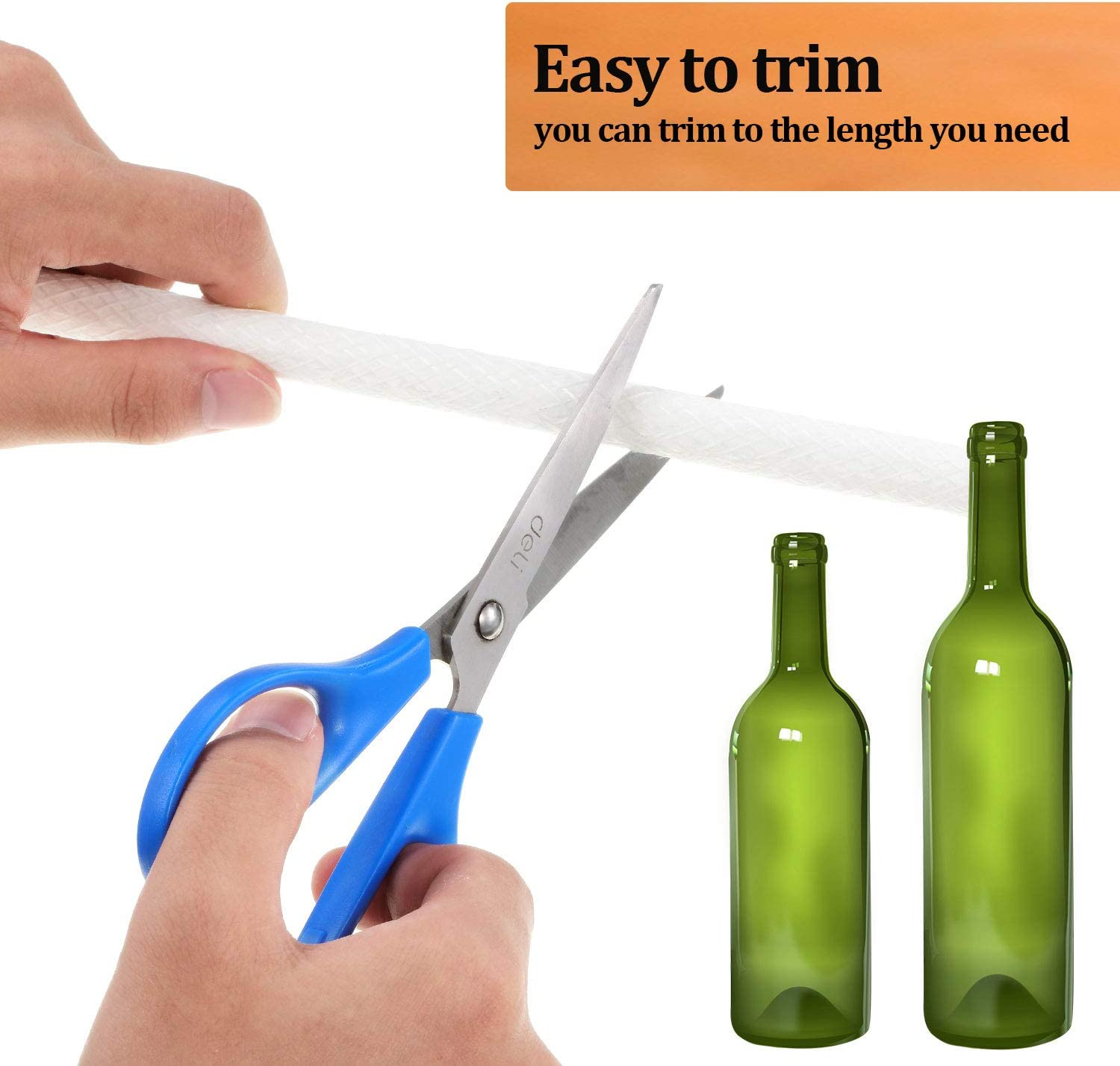 24 PCS Wine Bottle Torch Wicks Kit Brass Torch Wick Holders Washer ...