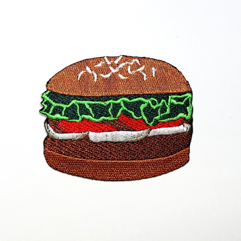 Fast Food Patch Funny Kids Cartoon Artwork Emblem for DIY Craft Iron on ...