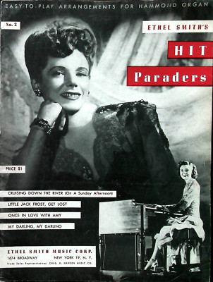 Ethel Smith's Hit Paraders Vintage Sheet Music for Hammond Organ No. 2 ...