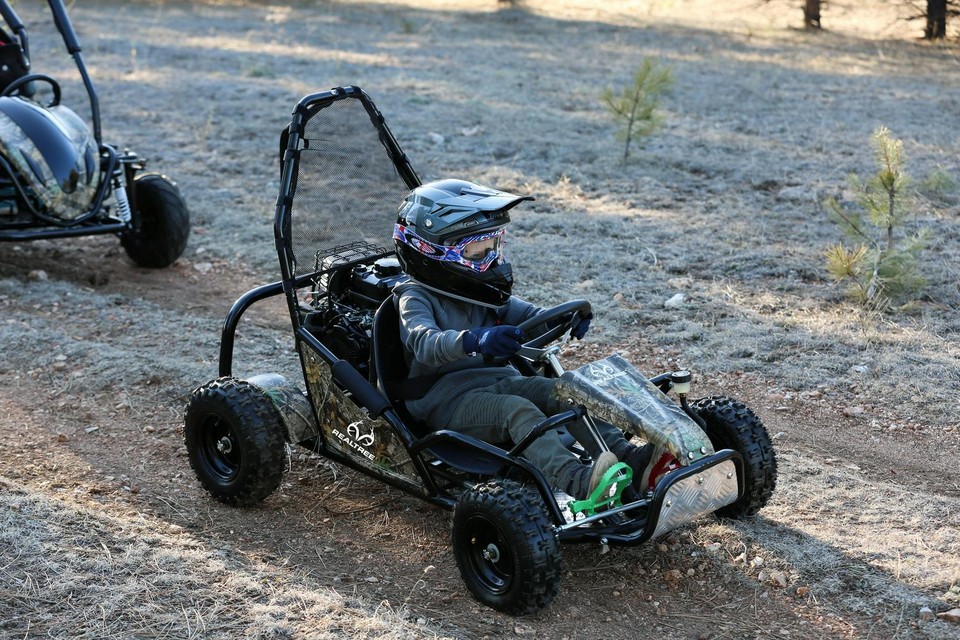 Gas Powered 98cc Camo Power Ride-On Go Kart 850005737292| eBay