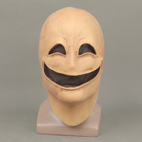 Cosplay Scary Creepy Smiling Face Masks Halloween Masquerade Party Mask ...