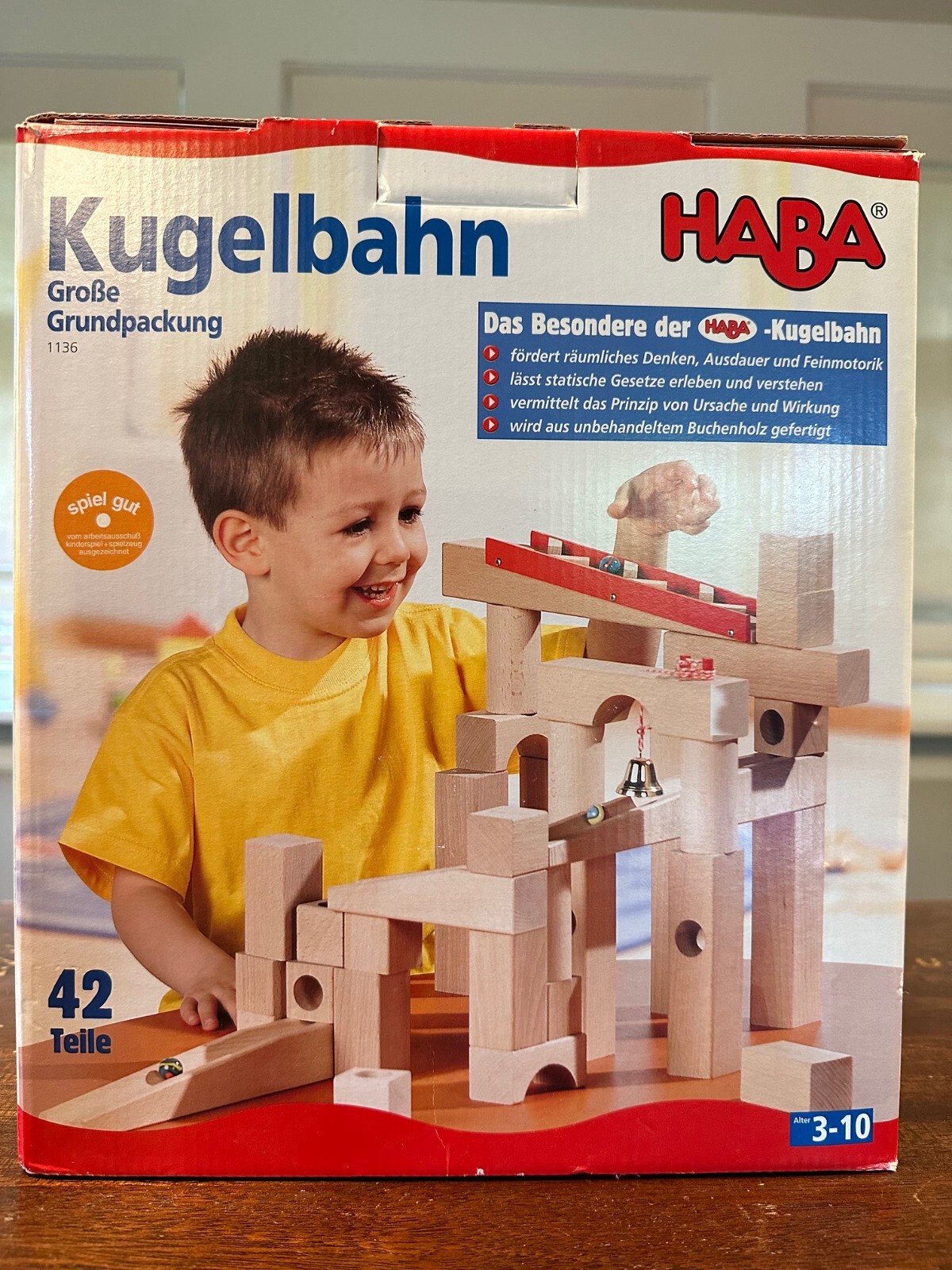 German made Haba wooden marble run | eBay