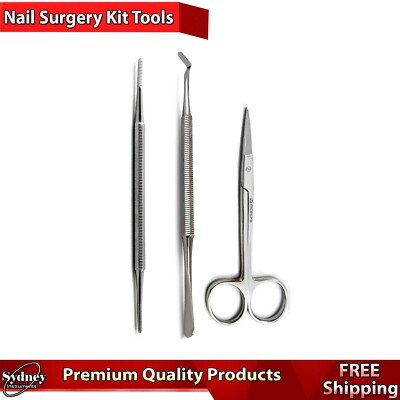 Manicure Toenail Surgery Kit Instruments Cuticle Scissors Toenail ...