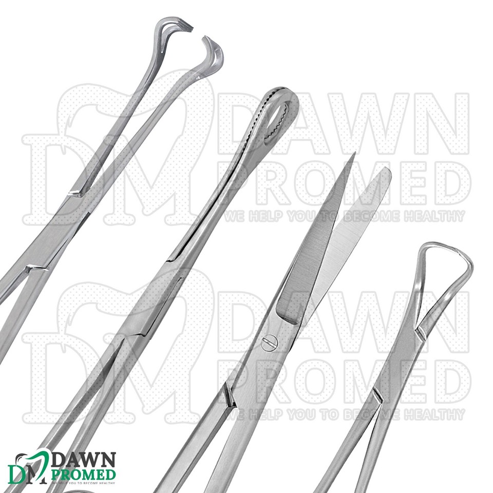 108 Pcs Basic Laparotomy Instruments Medical Surgical Abdominal Set ...