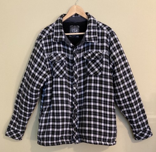 MX Republic TSA Ride All Day Men’s Size XL Shirt Jacket Fleece Sherpa ...