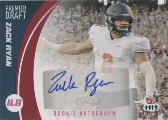 2017 Sage Hit - Autographs Zack Ryan #A22 Red (AU, RC) online kaufen ...