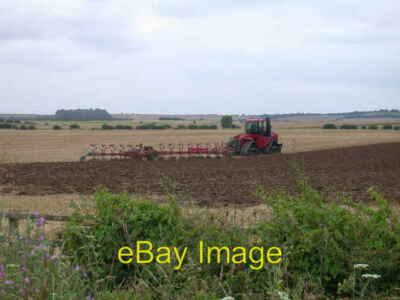 Photo 6x4 Ploughing at North Hall Farm Flint Cross c2007 | eBay UK