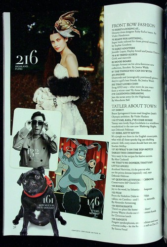 TATLER 12/2011 ANNA FRIEL as SANTA by RANKIN Alice Cockerell MICHAEL ...