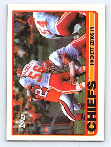 1989 Topps #348 Chiefs Team Leaders - Dino Hackett TL - FREE SHIPPING ...