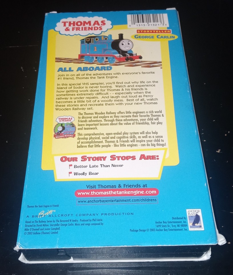 RARE VHS Sampler Thomas Tank Engine & Friends Sodor Stories with FREE ...