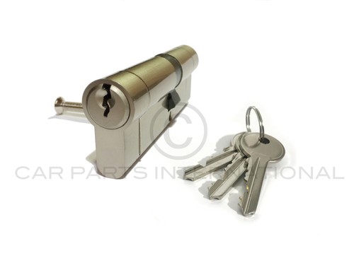 High Security Euro Door Lock 30/30 NICKEL Finish 1-10 Locks Keyed Alike ...