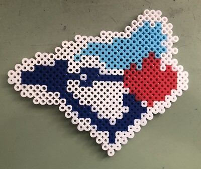 Toronto Blue Jays Perler Bead Art Handmade Crafted Fused MLB Baseball 4 ...