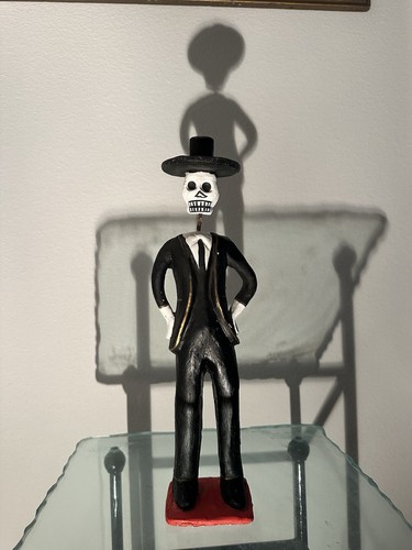 Day of the Dead Dia De Los Muertos Skeleton Statue Preacher Figure ...