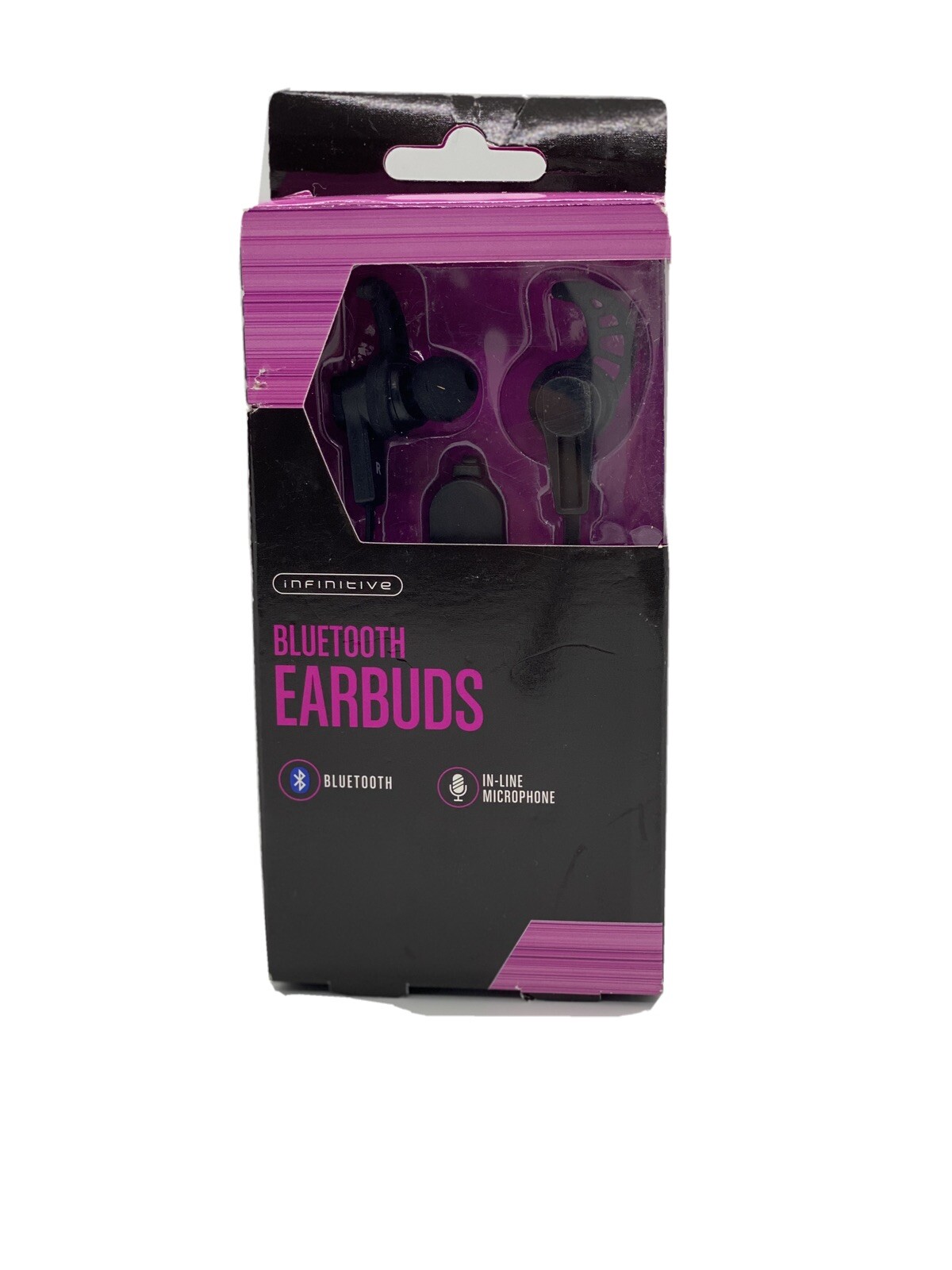 Infinitive Bluetooth Earbuds Red & Black In-line Microphone for sale ...