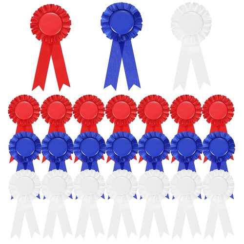 60 Pcs Award Ribbons 1st, 2nd, 3rd Place Winner Ribbon, Blue, White ...