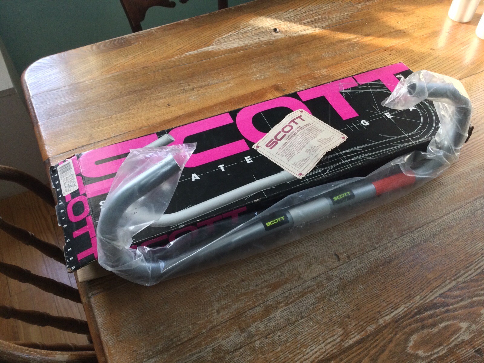 SCOTT AT3 Curved Handlebar MTB SILVER ANODIZED NEW IN BOX | eBay