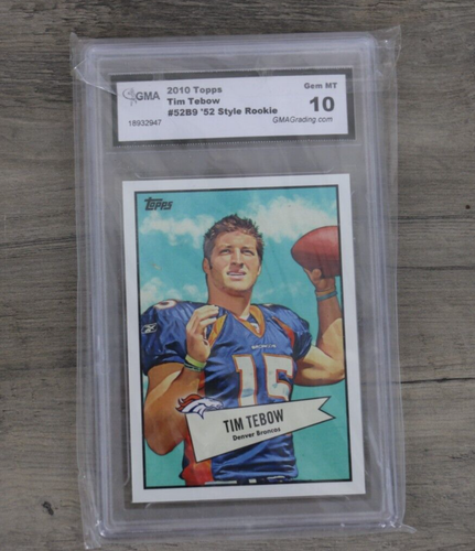2010 NFL Topps #52B-9 Tim Tebow Rookie Card Denver Broncos | eBay