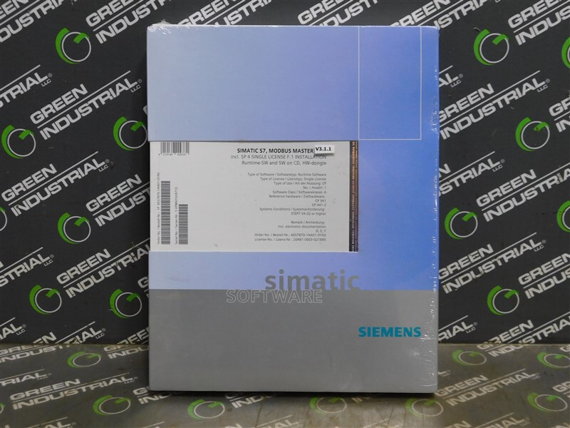 NEW Siemens Simatic S7 Modbus Master V3.1.1 SP 4 Single License ...