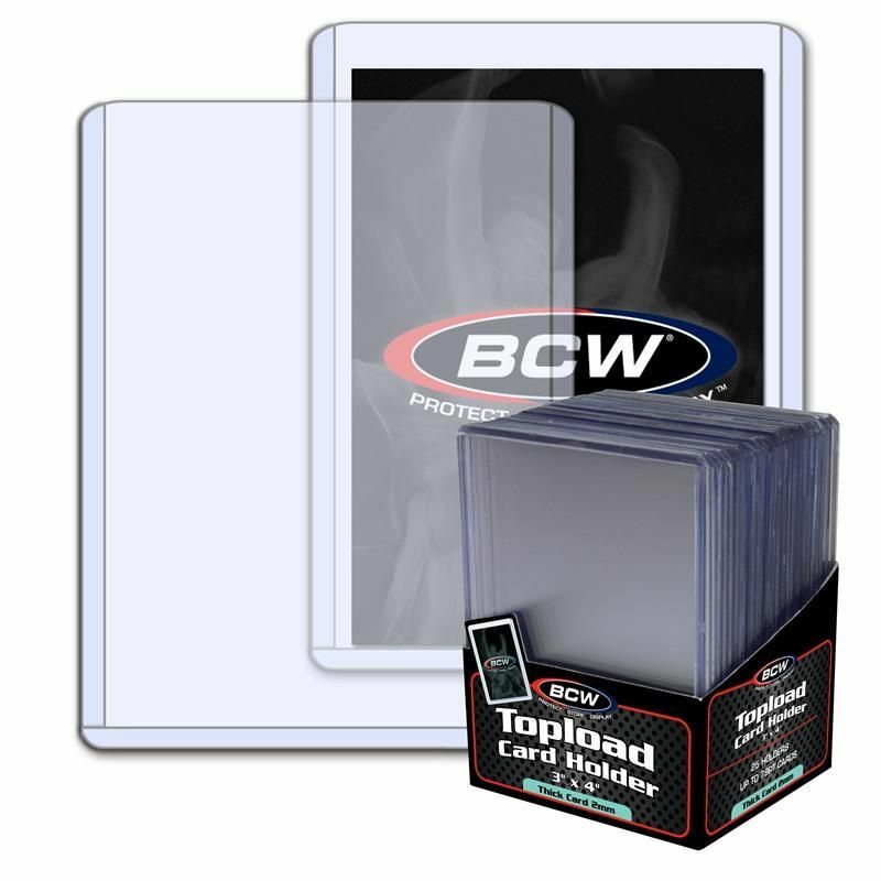 Pick Your Size - BCW Toploader Top Loader 20pt 59pt 79pt 108pt 168pt ...