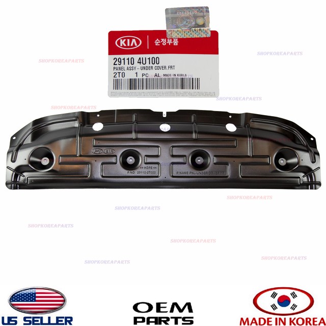 Genuine OEM Kia 29110 4u100 Engine Under Cover Front Splash Shield 11 ...