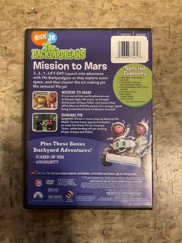 The Backyardigans - Mission to Mars (DVD, 2006, Checkpoint) 97368771628 ...