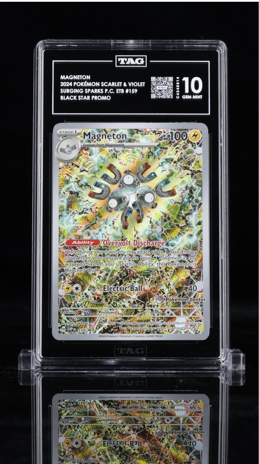 Magneton SVP 159 - Surging Sparks Pokemon Center ETB Promo - TAG 10 ...
