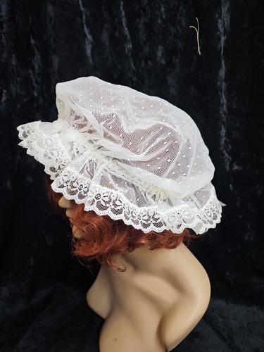 Lace Mop Mob cap for Regency Victorian Theater or Re-enactment NEW Made ...