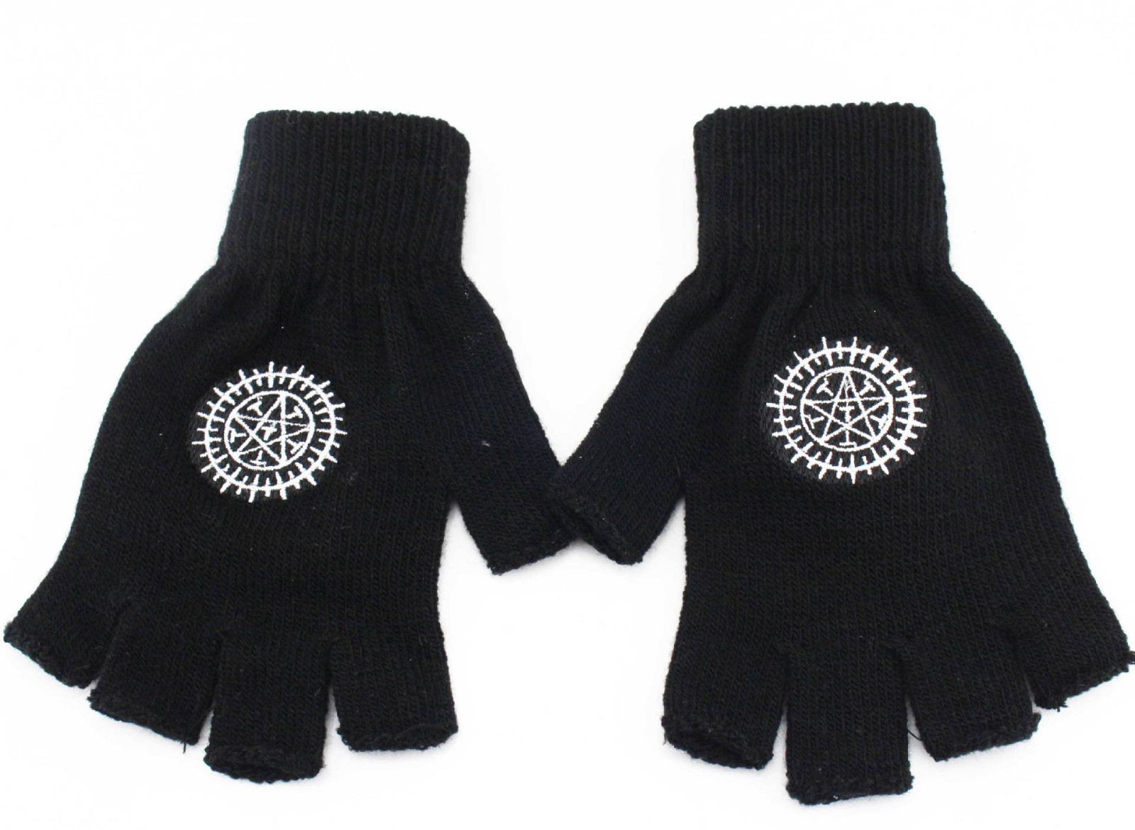 NEW Anime Black Butler Fairy Tail Half Finger Plush knit Gloves Cosplay ...