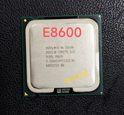 Intel Core2 Duo E8600 CPUSLB9L 3.33GHz LGA775 Dual-Core Desktop ...
