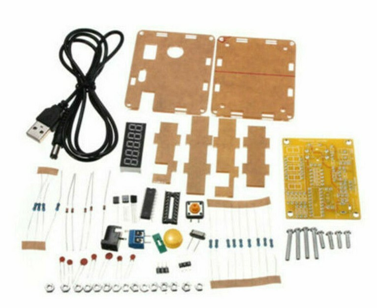 DIY Digital LED Crystal Oscillator Freq Counter Meter Tester Kit + Case ...